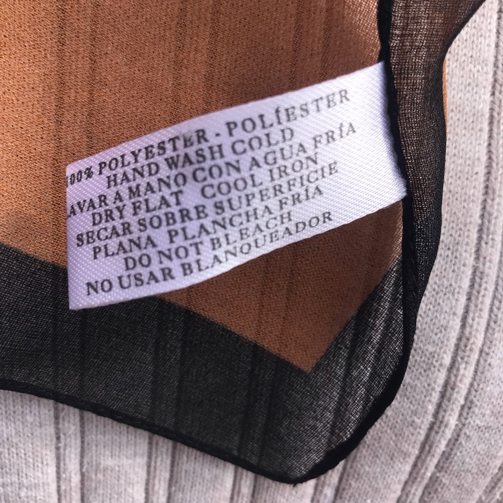 Vintage Italian Geometric Color Block Square Scarf - Gem